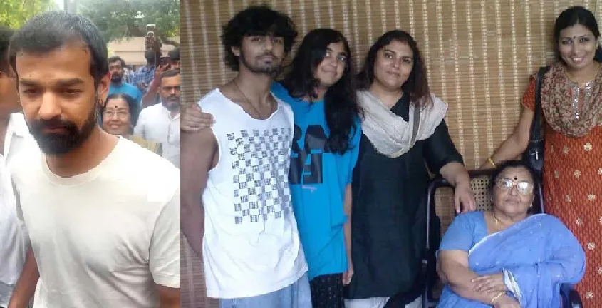 അച്ഛമ്മയെ അവസാനമായി കാണാൻ എത്തി പ്രണവ്
